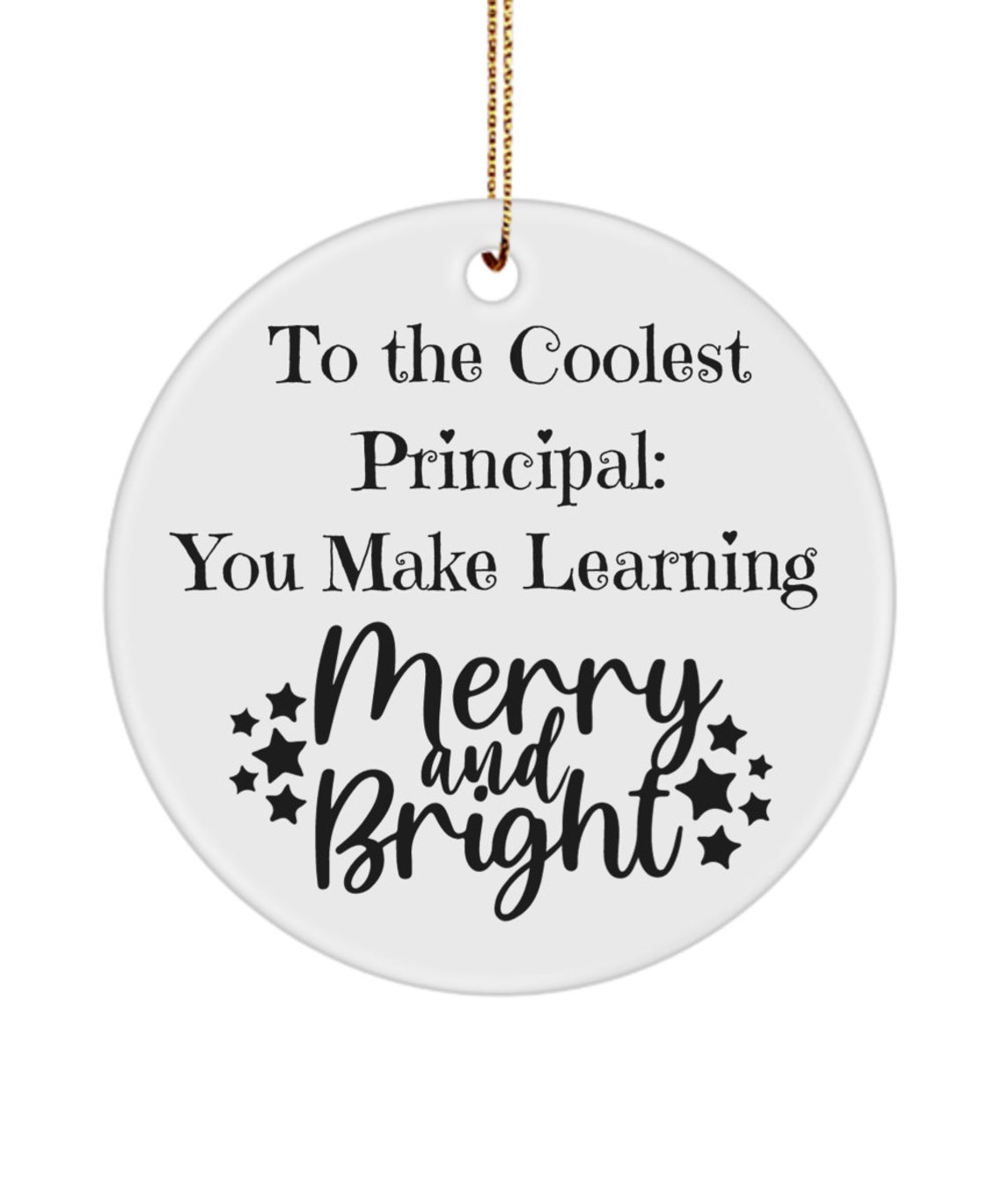 Principal Gifts, School Principal Ornaments, Christmas Gift for ...