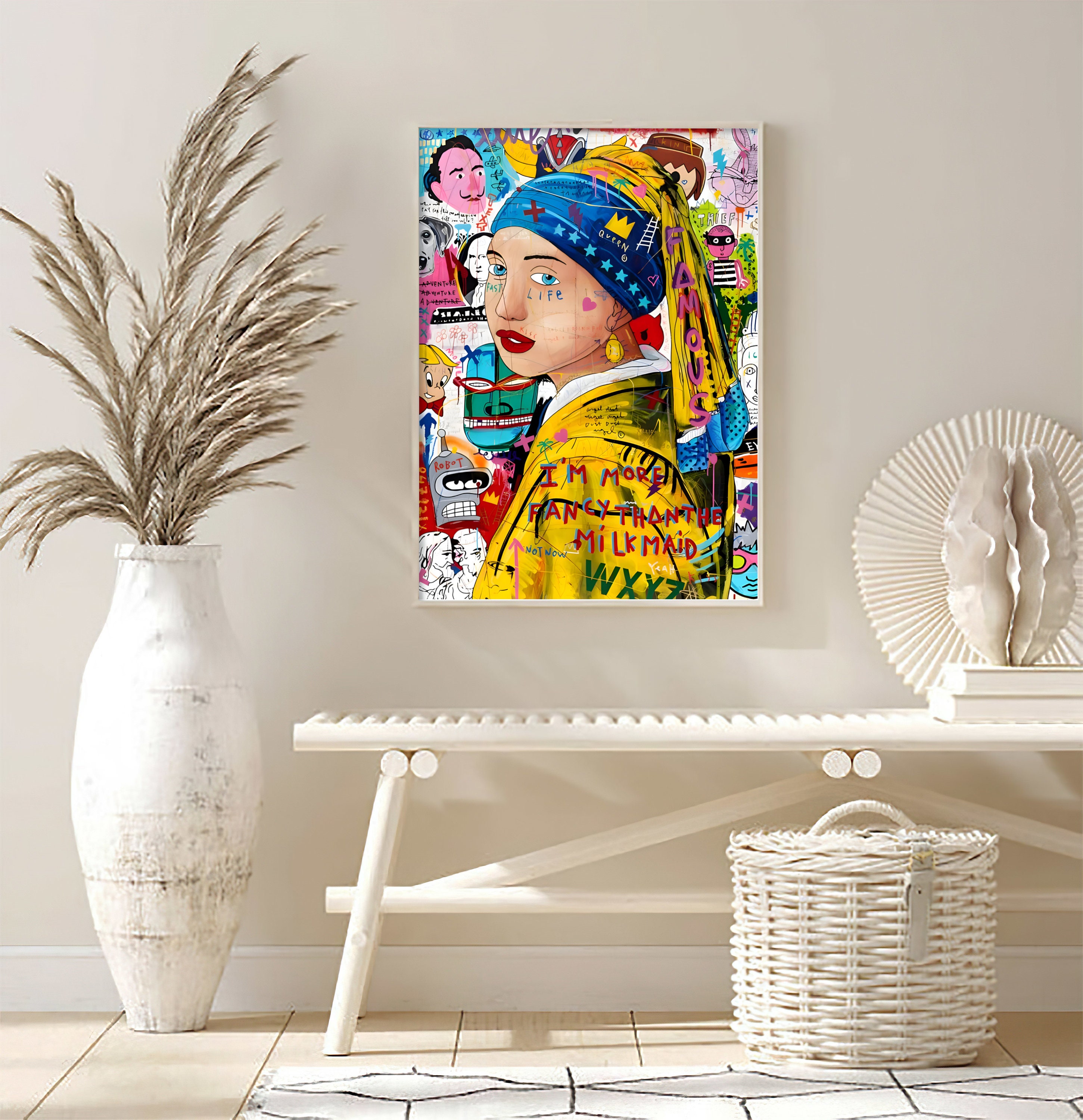 Graffiti Poster Street Pop Art Street Wall Art framed - Etsy