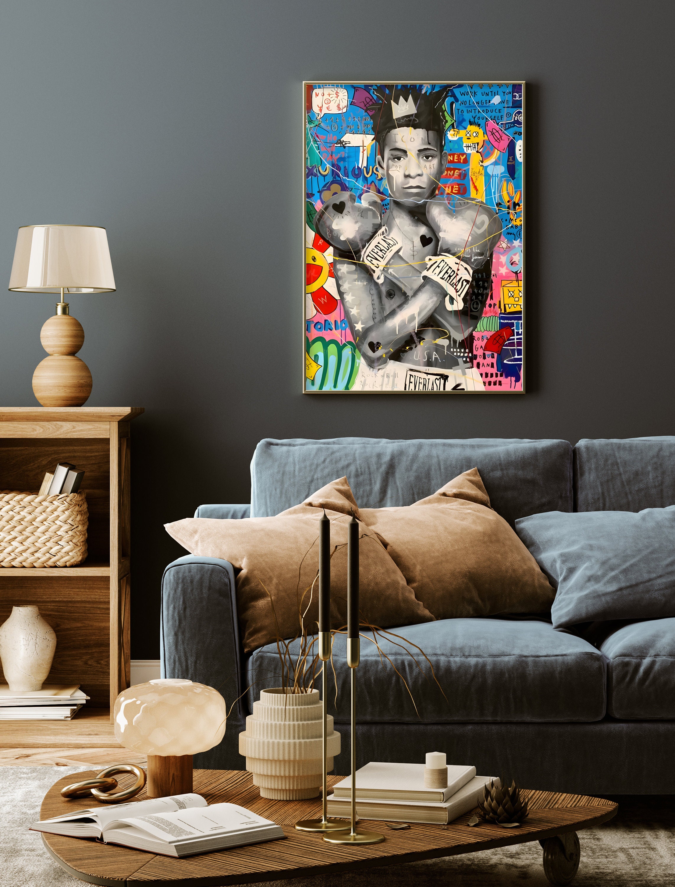 Graffiti Poster, Street Pop Art, Street Wall Art ,framed Print, Printed ...