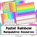 Pastel Rainbow Classroom Manipulatives, EYFS, KS1 and KS2 Teacher ...