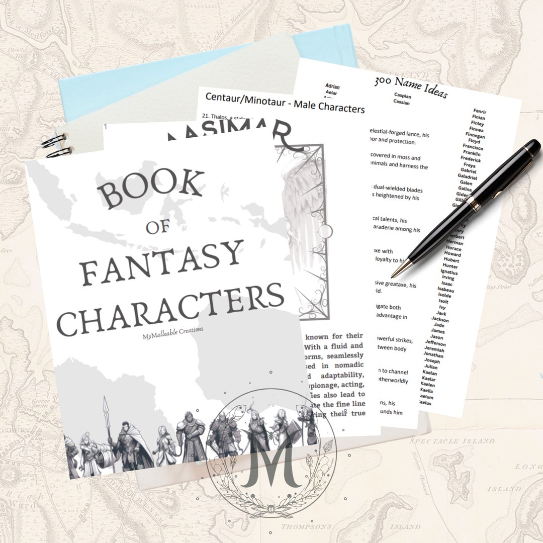 500 Character Prompts | Fantasy Characters | Tabletop and RPG NPC ...