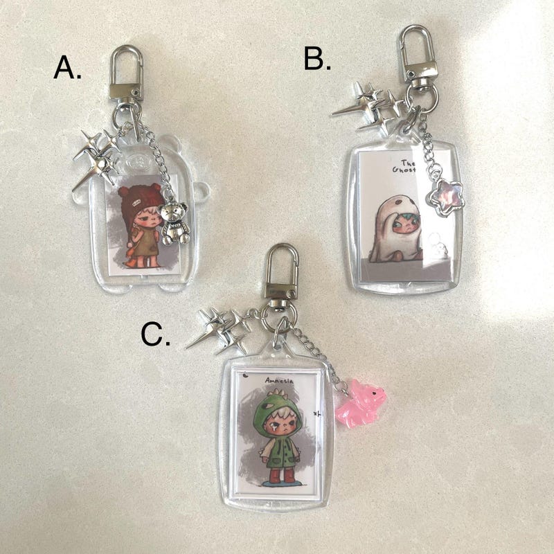 Hirono Keychain - Etsy