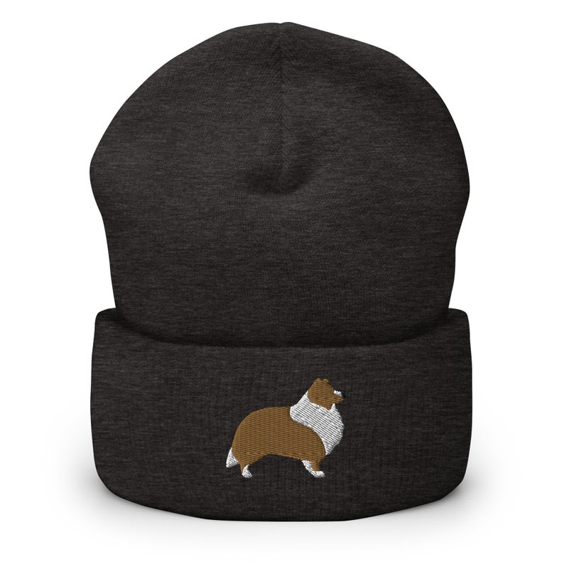 Cuffed Beanie, Shetland Sheepdog, Sheltie, Sheltie Beanie, Shetland ...