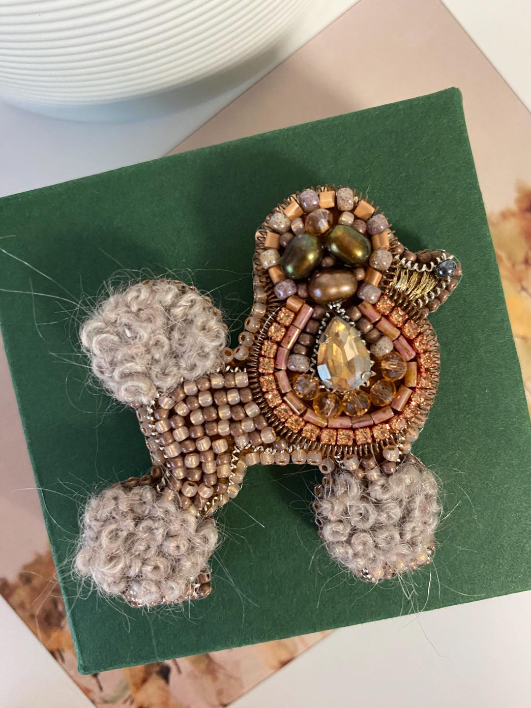 Royal Poodle Beaded Brooch/pin - Gift for Everyone and Especially for ...