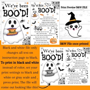 You've Been Boo'd Printable Halloween Activity Kit, We've Been Booed ...