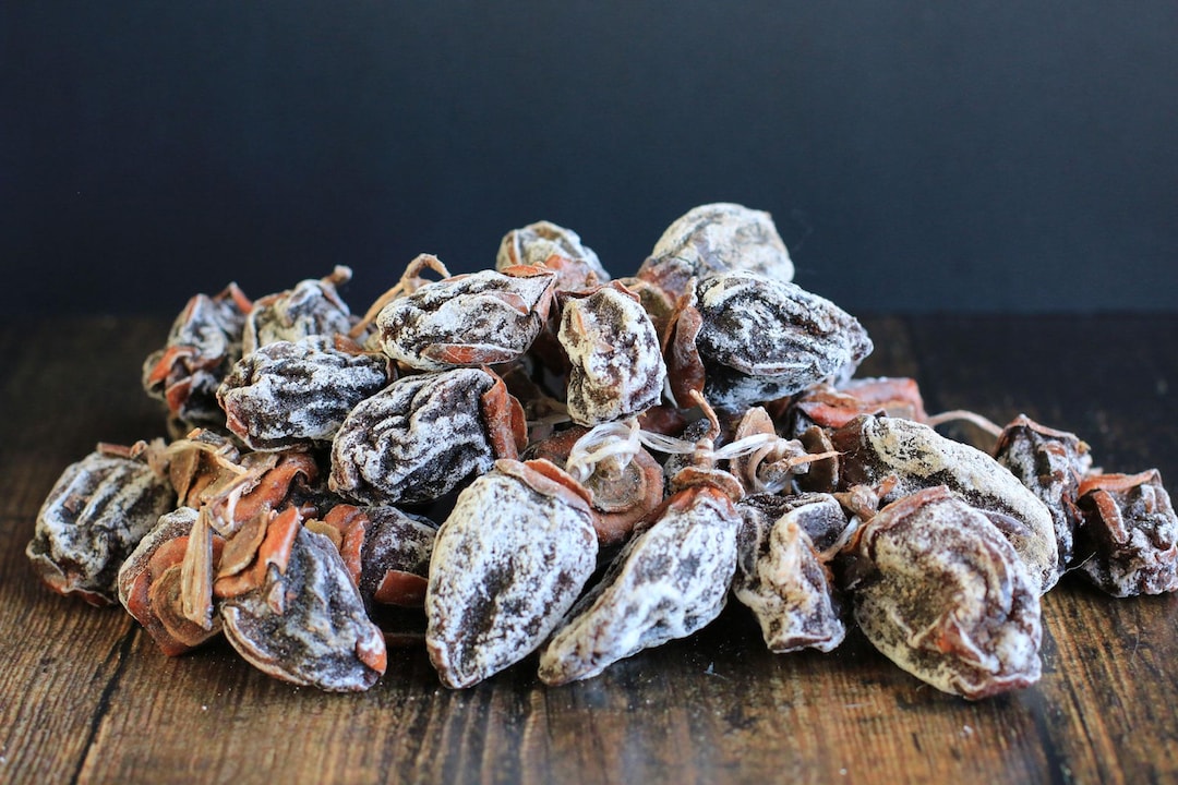 Natural Sun Dried Persimmon: Organic Winter Fruit Snack - Etsy