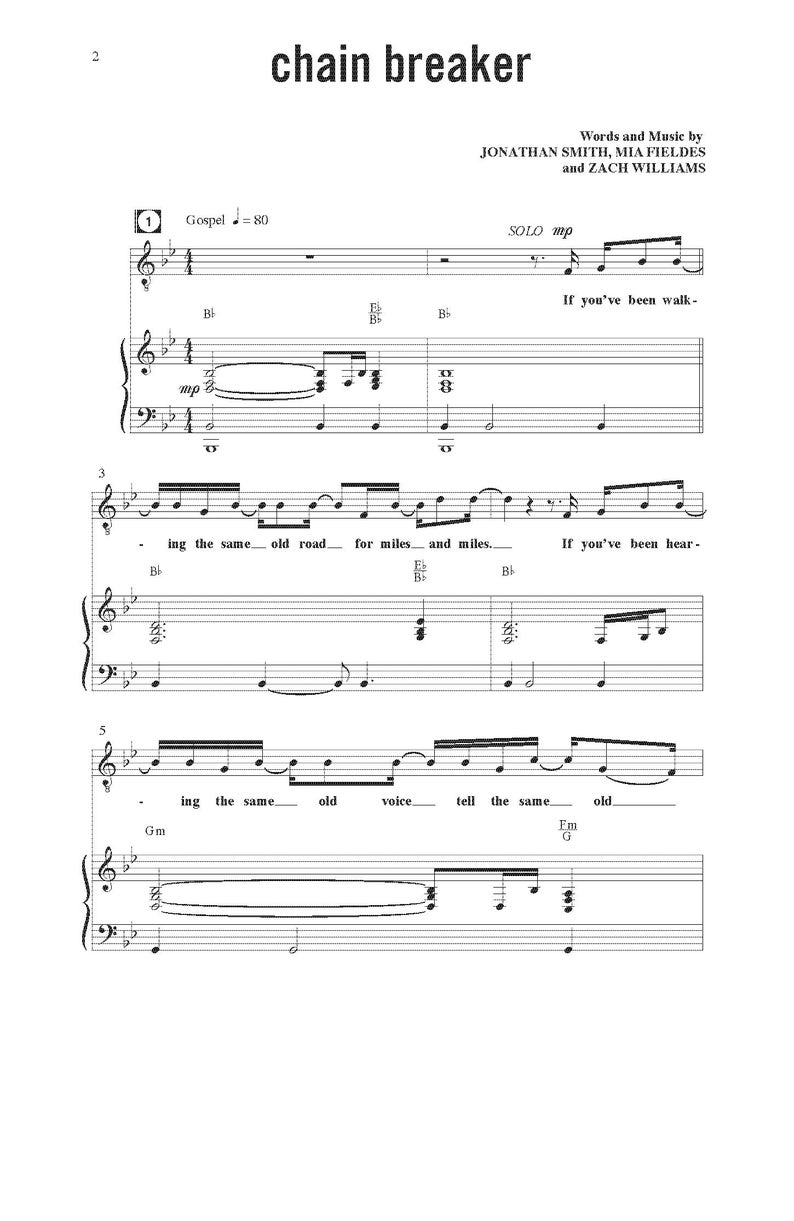 Zach Williams Chain Breaker Sheet Music Christian Piano Notes, Digital ...