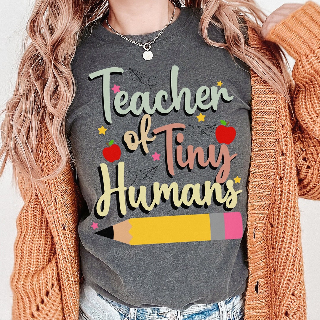 Teacher of Tiny Humans Svg Png, School Teacher Png, Back to School SVG ...