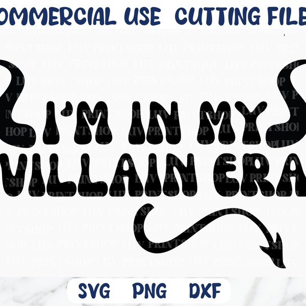 In My Villain Era Png - Etsy