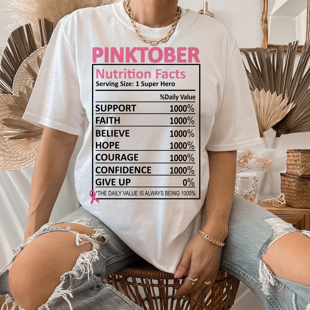 Pinktober Png Svg Breast Cancer Awareness, Pinktober Nutrition Facts ...