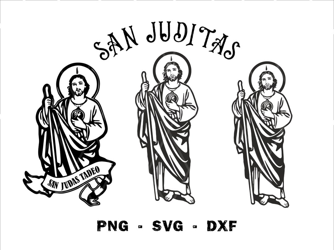 Bundle Saint Judas Thaddeus SVG, Prayer Svg, Religion Svg, Clipart ...