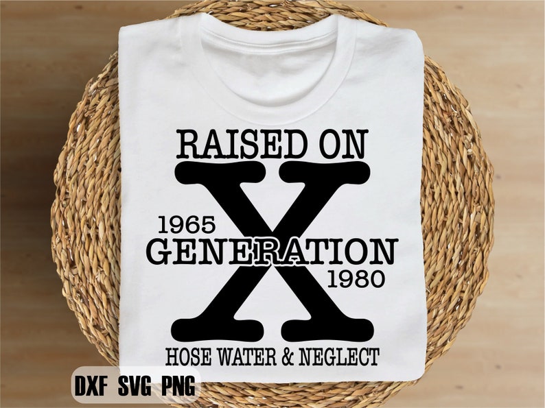 GEN-X Svg Png, Gen X Png, Generation Png Sublimation Digital Design ...