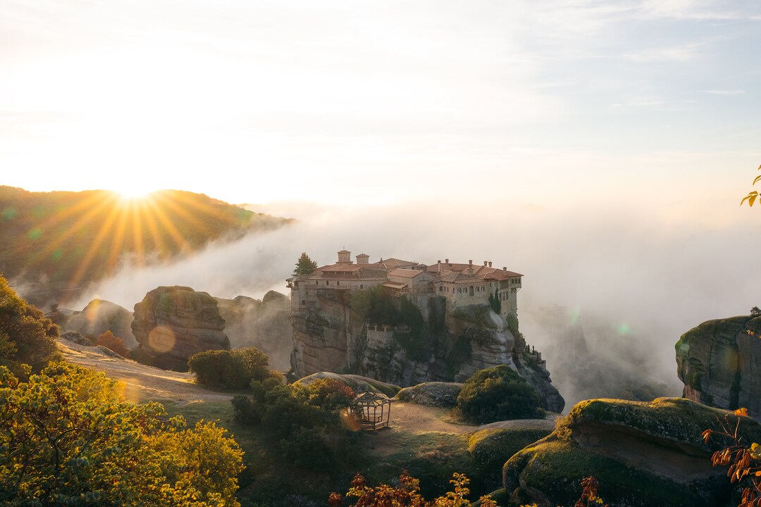 Fine Art Photography Print - Meteora Monastery Home Decor - Etsy