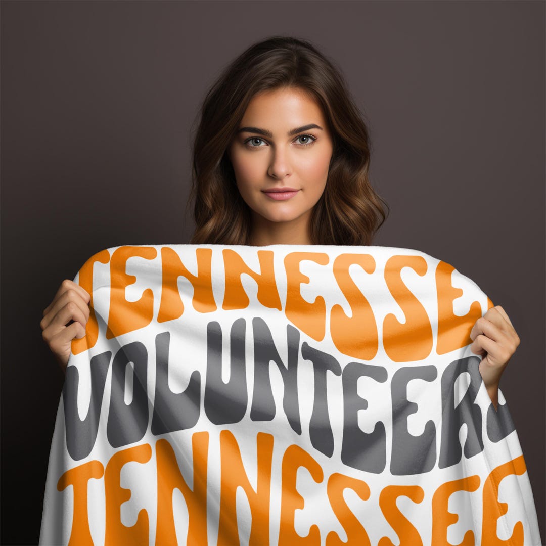 University of Tennessee Checkers, College Fleece Throw, Volunteer Fans ...