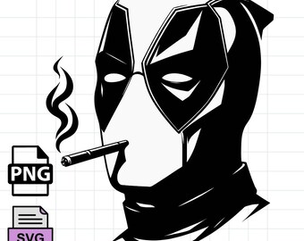 Deadpool Drinking Beer SVG I Deadpool Vector I Deadpool Halloween - Etsy