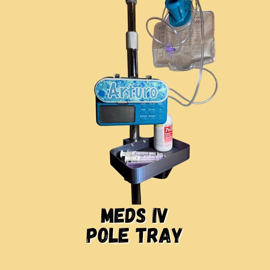 IV Pole Medicine Tray – Organized Support for Special Needs, G-tube ...