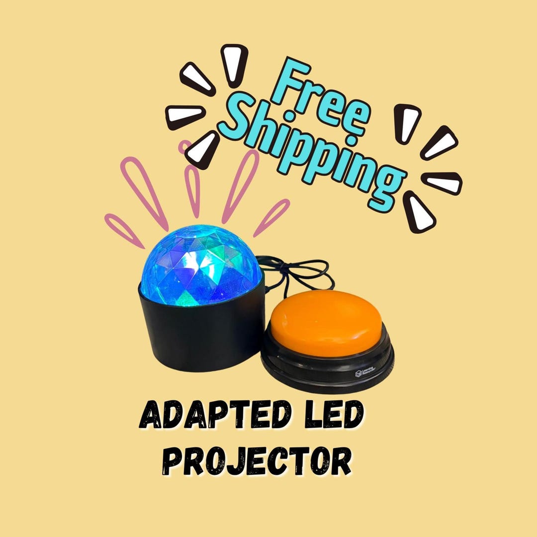 Switch-adapted LED Light Projector | Sensory Stimulation, Cause ...
