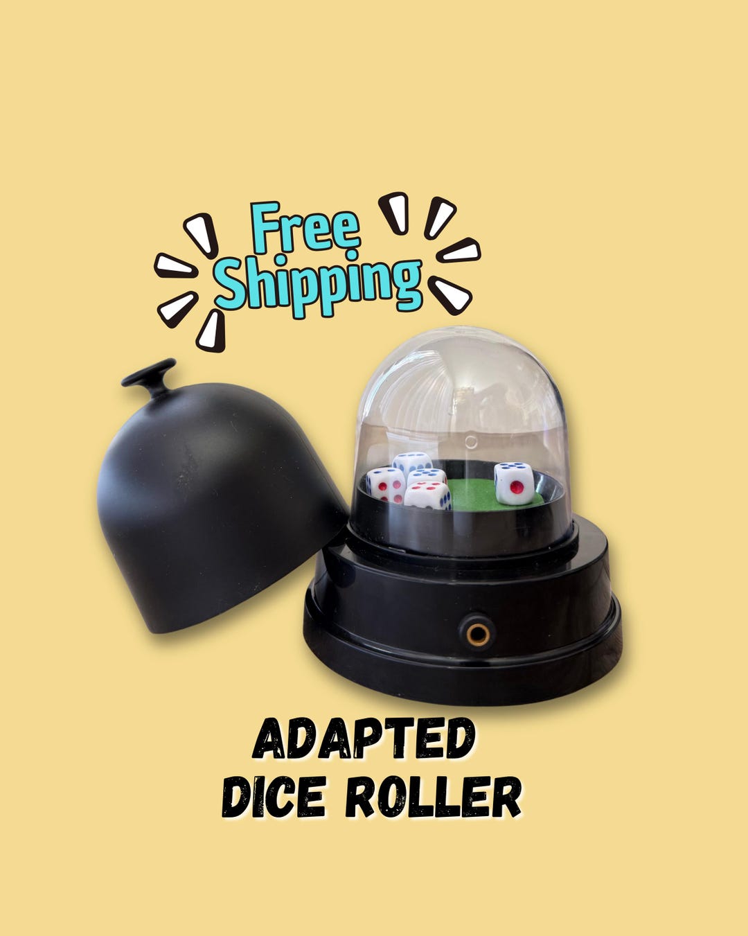 Switch Adapted Automatic Dice Roller | Accessible Adaptive Dice Cup - Etsy