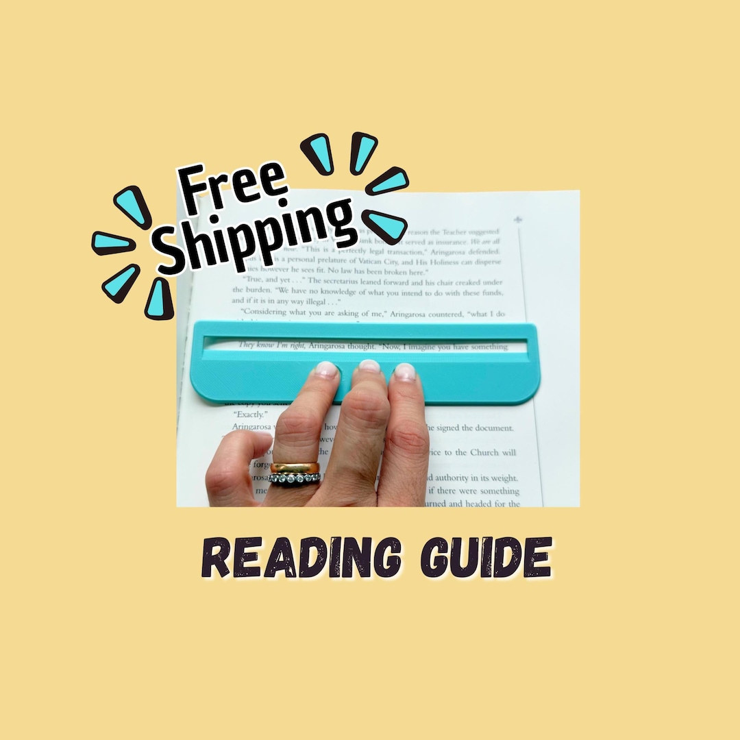 Ergonomic Reading Guide: Visual Focus Aid for Dyslexia & ADHD - Etsy