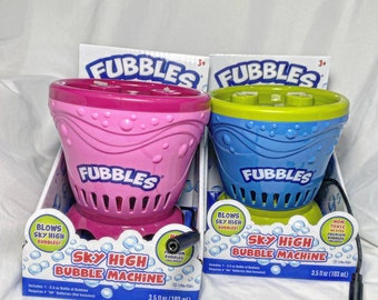 Switch Adapted Mini Bubble Machine Pink/teal Assistive Technology Toy for Special Education ...