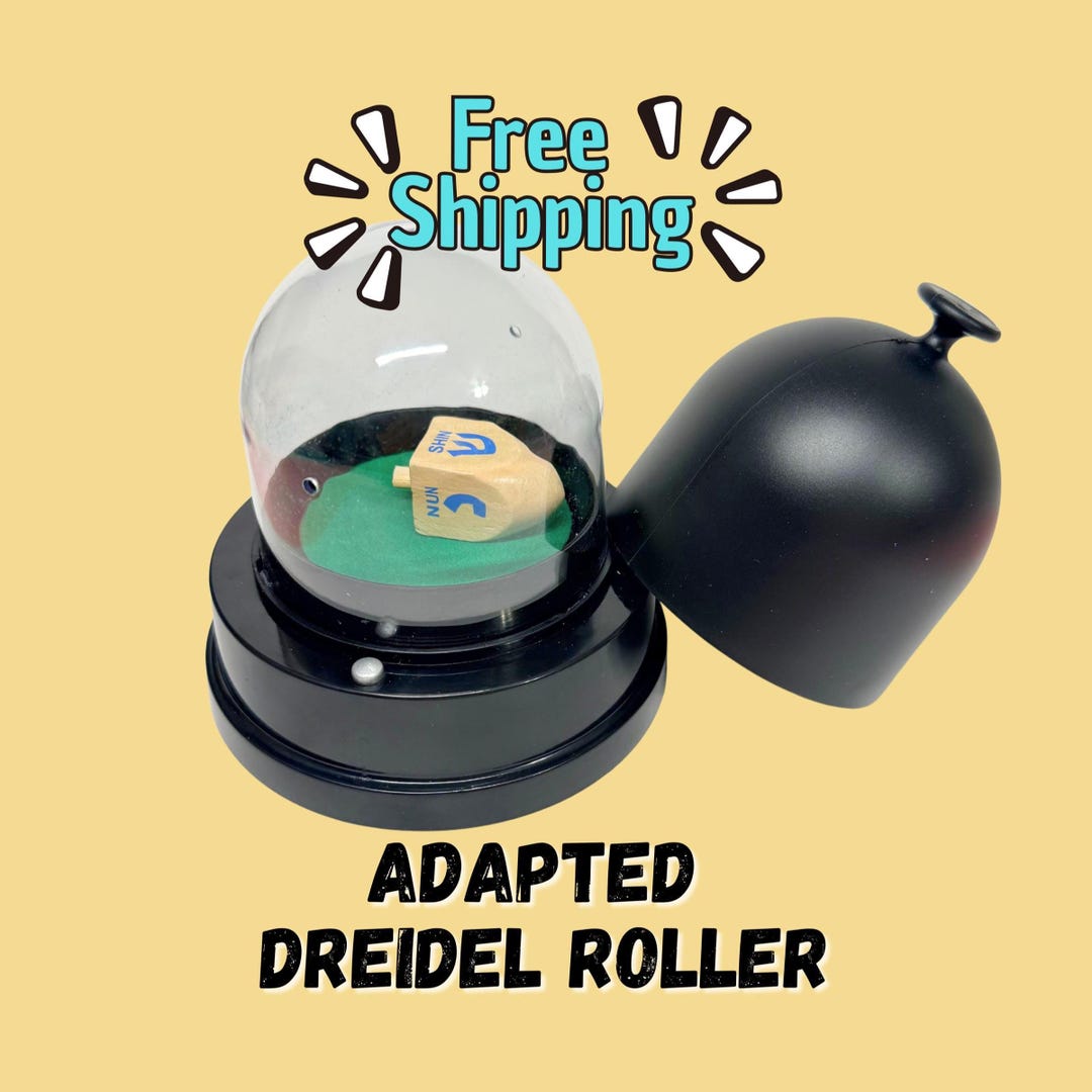Switch Adapted Dreidel Spinner | Inclusive Hanukkah Game With Dice - Etsy