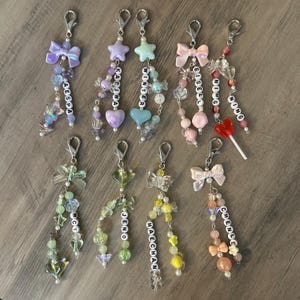 Handmade Customizable Beaded Kpop Keychain - Etsy
