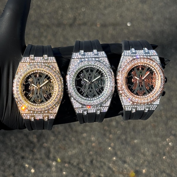 Fake Iced Out Watches - Etsy