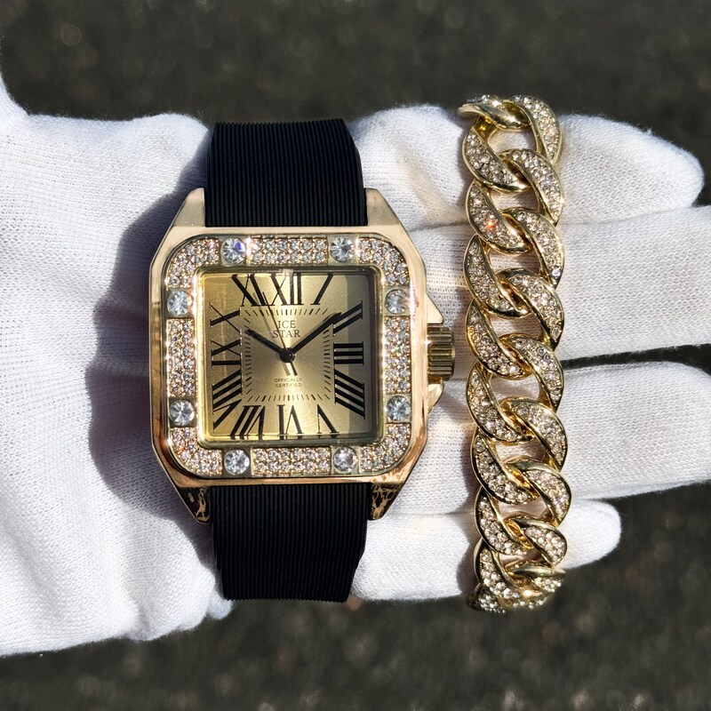 Iced Out Apple Watch Band - Etsy