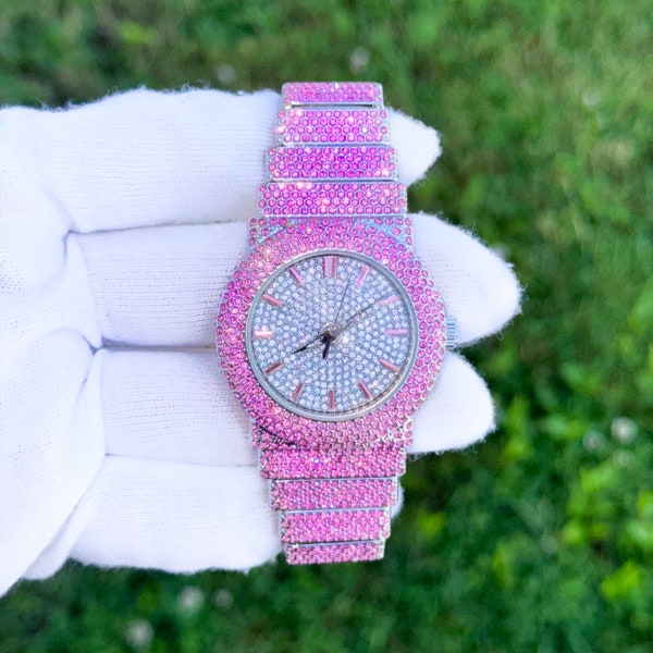 Iced Out Apple Watch Band - Etsy