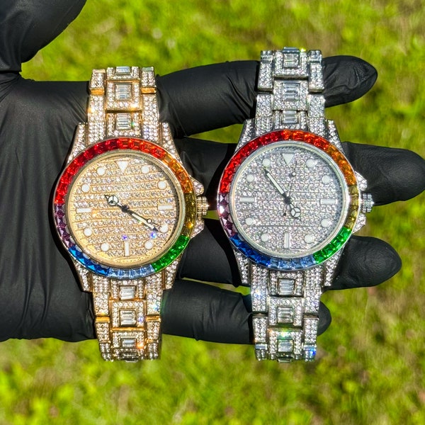 Iced Out Apple Watch Band - Etsy