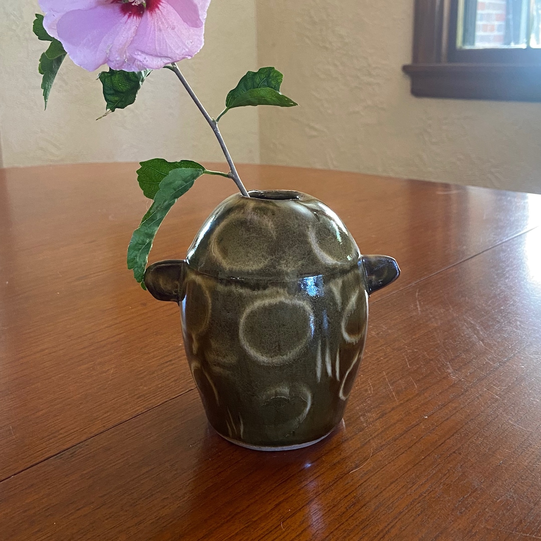 Ceramic Bud Vase, Single Stem Vase, Flower Vase, Decorative Pottery ...