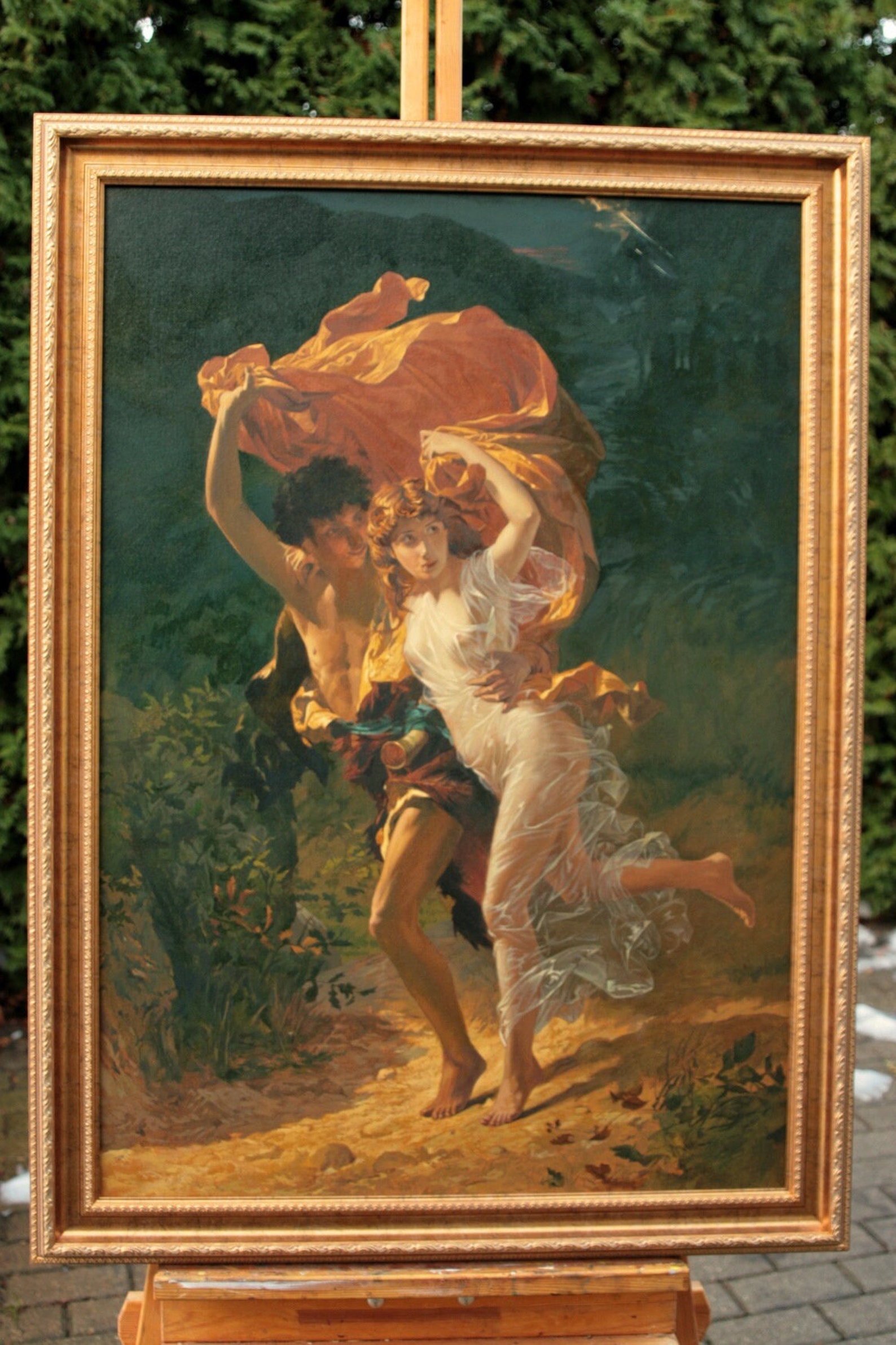 Painting Copy the Storm by Pierre August Cot oil on Canvas - Etsy