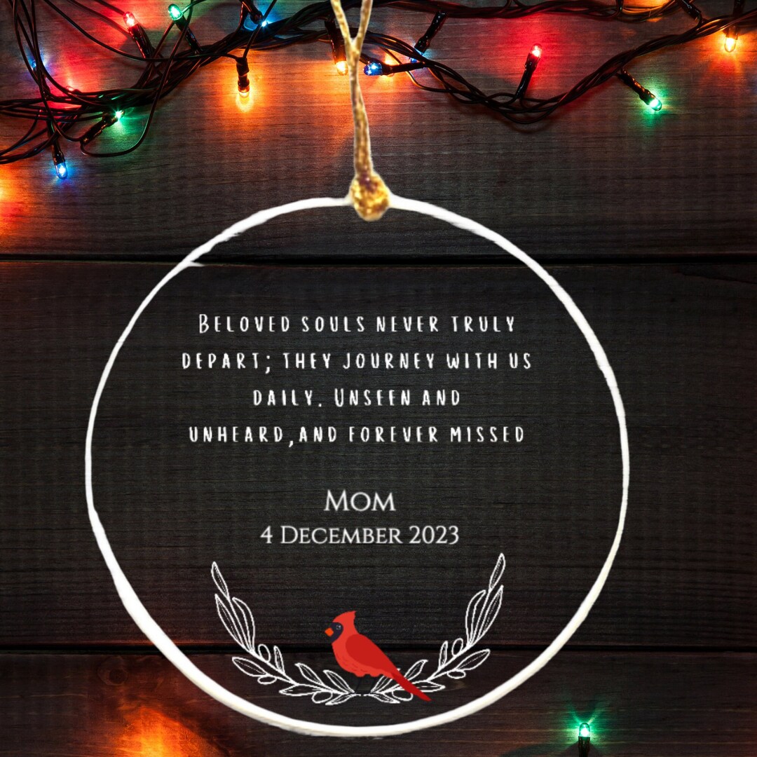 In Loving Memory Ornament Memorial Ornament Cardinal - Etsy