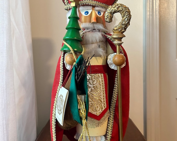 Steinbach Vintage German Nutcracker- “st. Nicholas” the Christmas ...