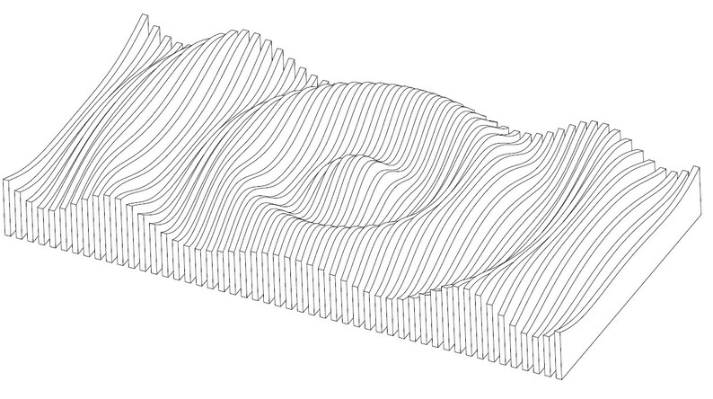 Parametric Wall Art Decor Water Drop Wave Size M DIY - Etsy