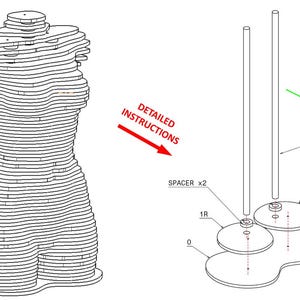 Parametric Sculpture Decoration - Female Torso Mannequin - Life-size ...