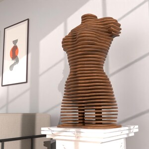 Parametric Sculpture Decoration - Female Torso Mannequin - Life-size ...