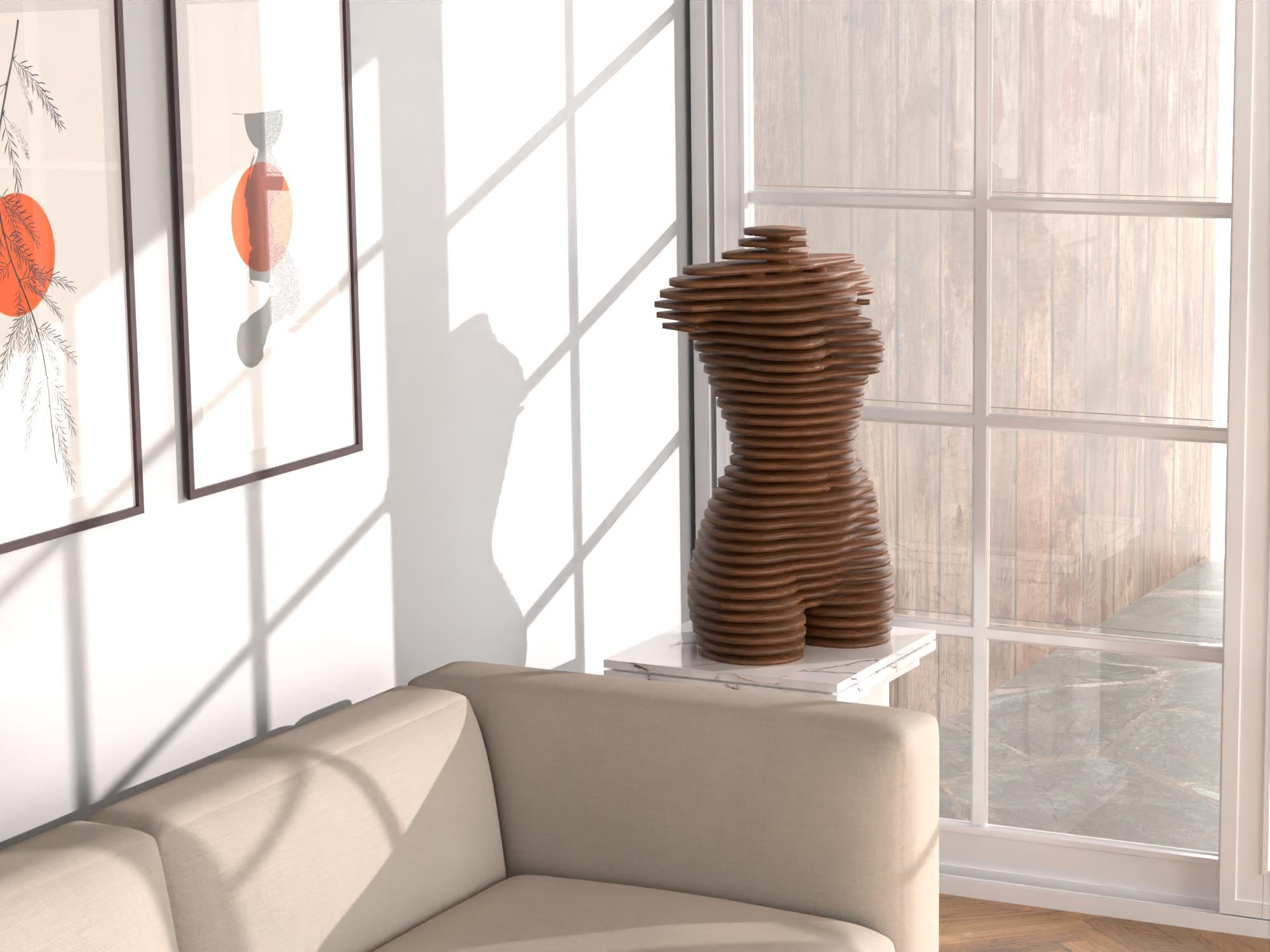 Parametric Sculpture Decoration - Female Torso Mannequin - Life-size ...