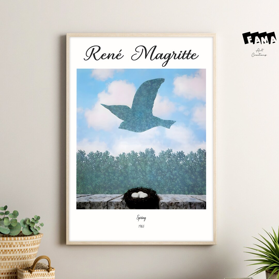 Rene Magritte Spring 1965 Rene Magritte Poster Magritte - Etsy Australia