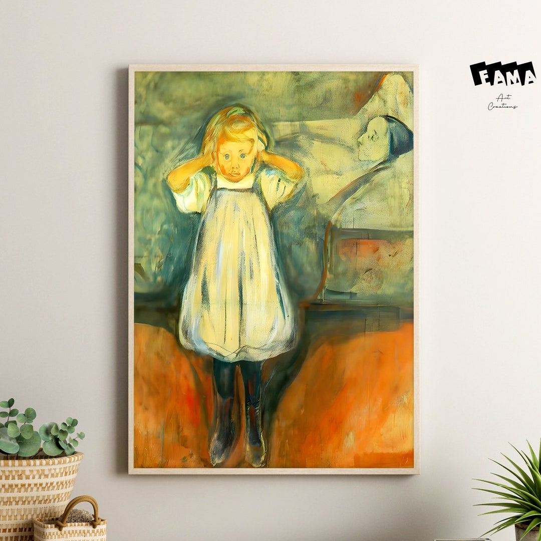 Edward Munch the Dead Mother 1899-1900 Munch Wall Art - Etsy