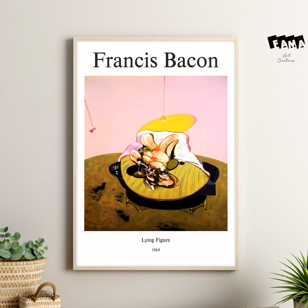 Francis Bacon Lying Figure 1969 Bacon Print Portrait Art - Etsy