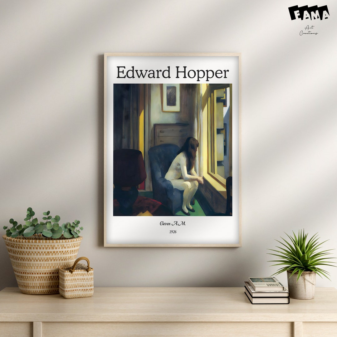Edward Hopper Eleven A.M. 1926 Edward Hopper Print Realism - Etsy