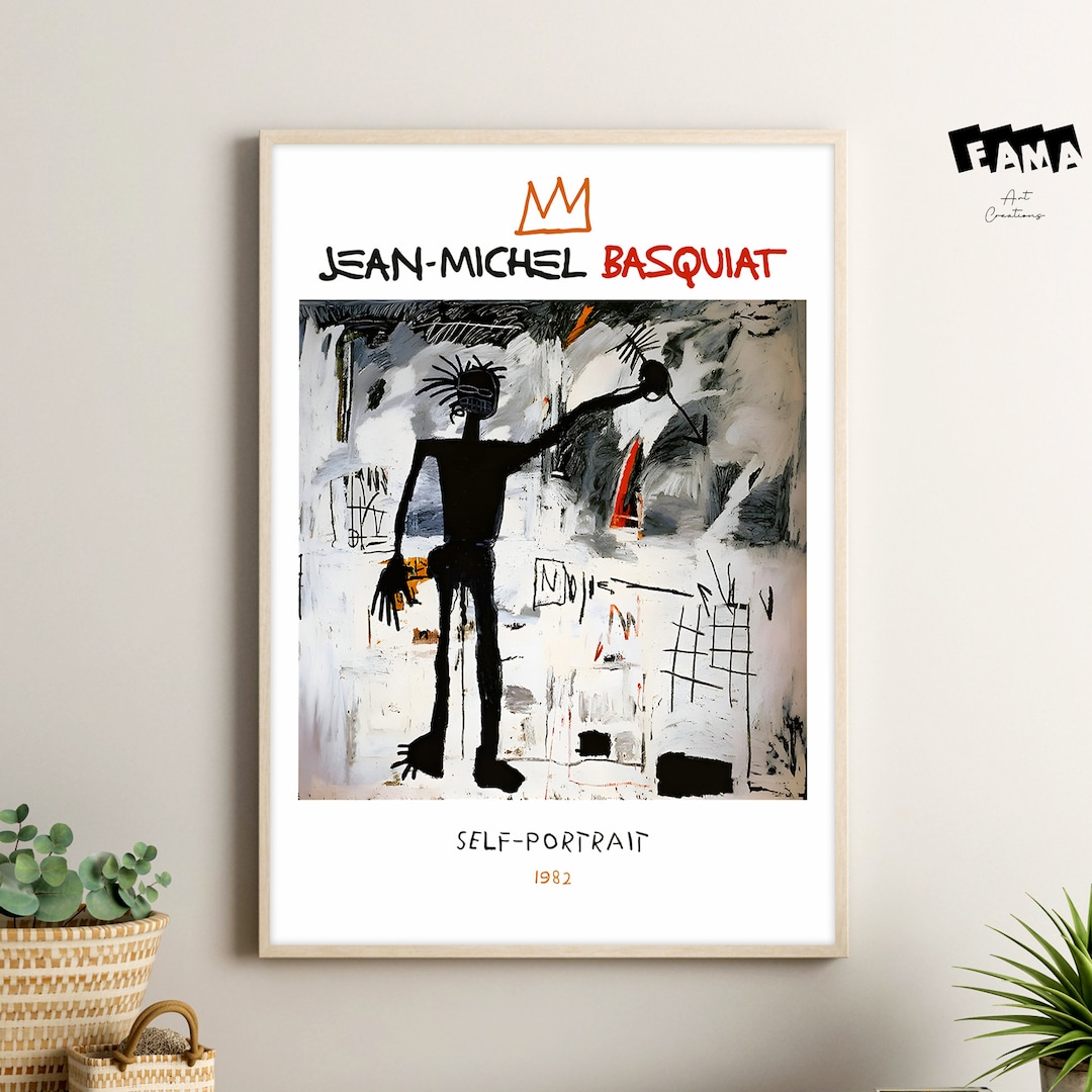 Jean Michel Basquiat Self-portrait 1982 Basquiat Poster - Etsy