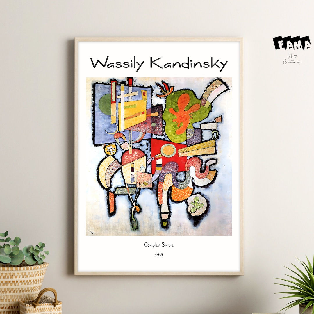 Wassily Kandinsky Complex Simple 1939 Kandinsky Wall Art - Etsy