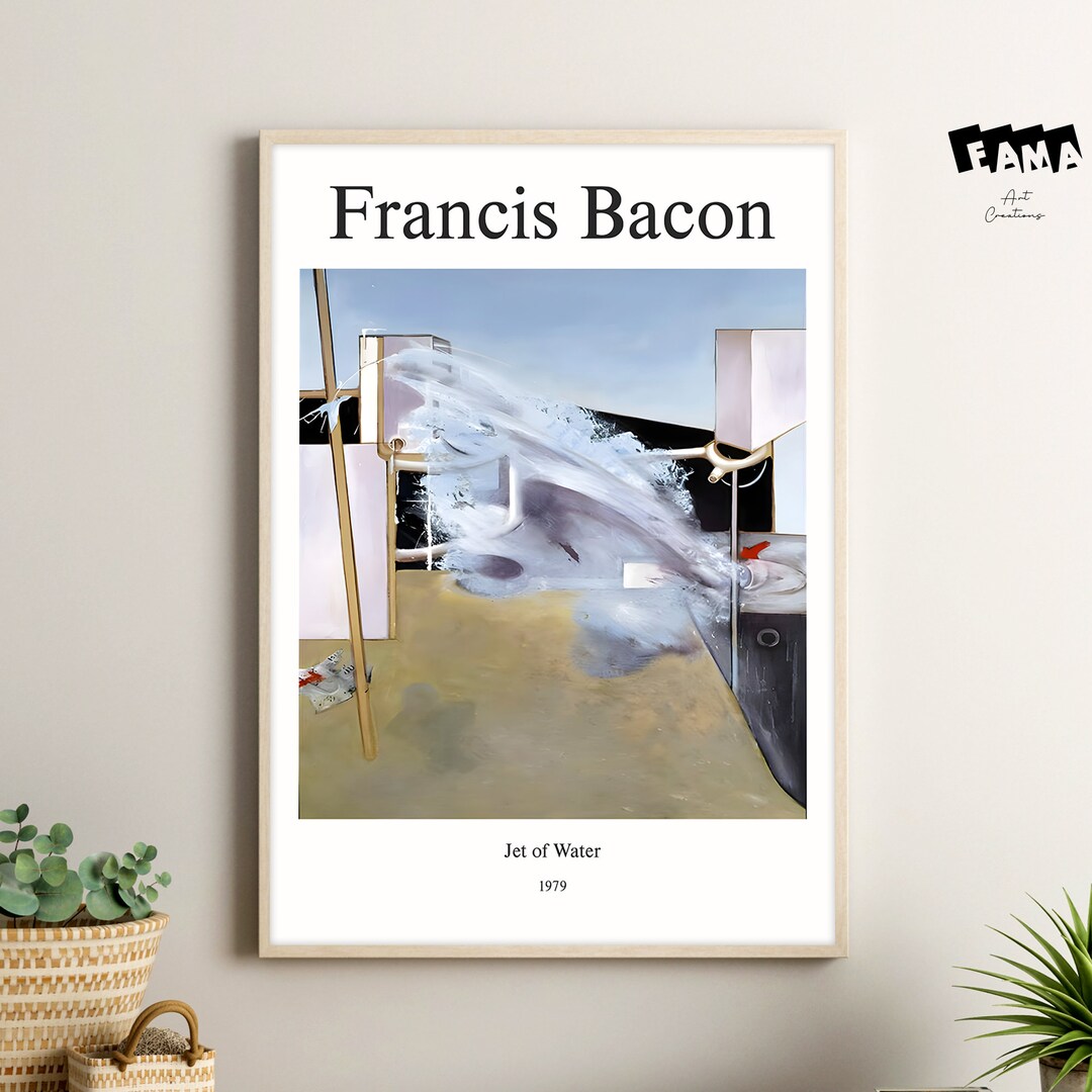 Francis Bacon Jet of Water 1979 Bacon Wall Art Portrait - Etsy