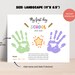 First Day of School Handprint Craft, Back to School Poem, 1st Day of ...