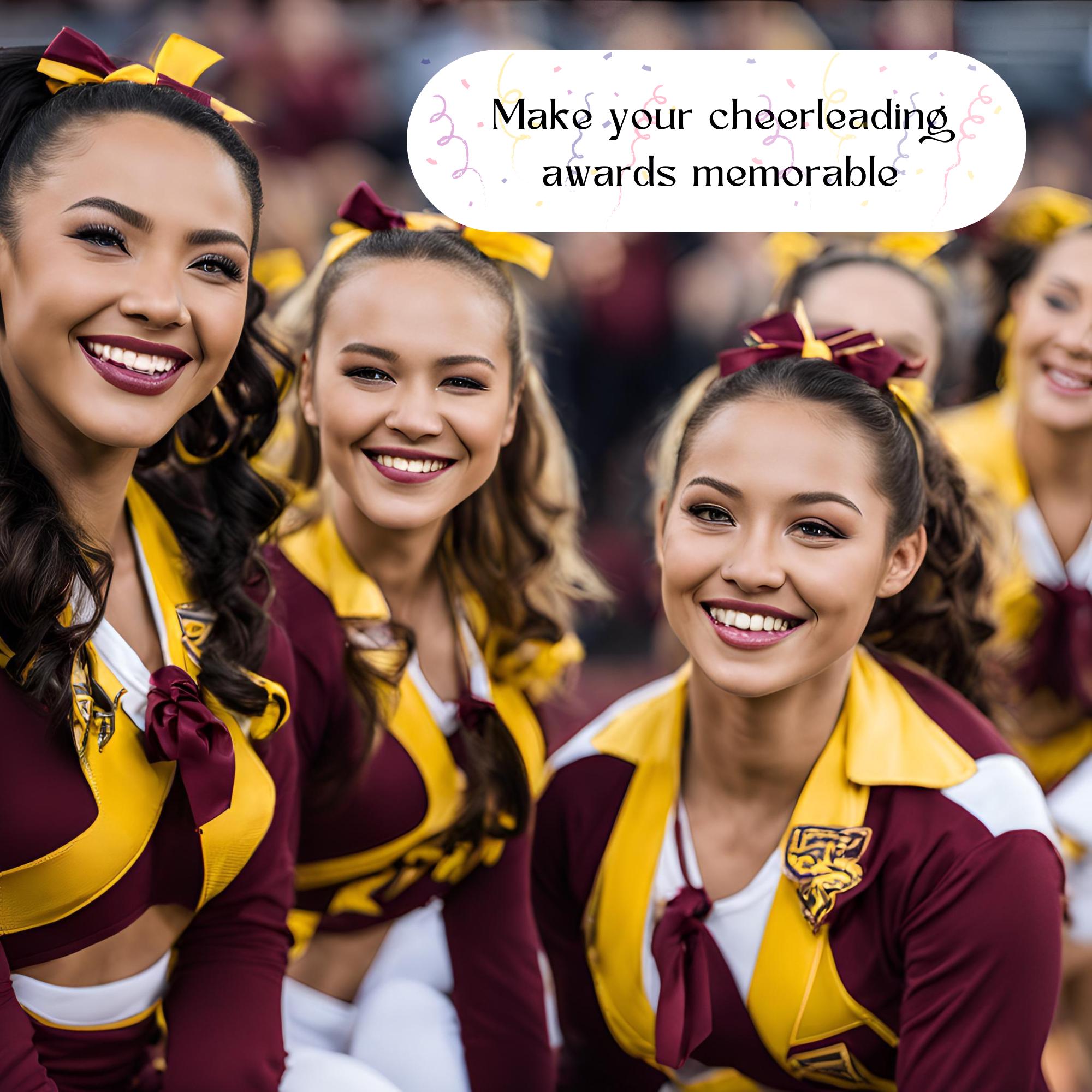 Editable Cheerleading Awards Template, Ready to Print Cheer Certificate ...