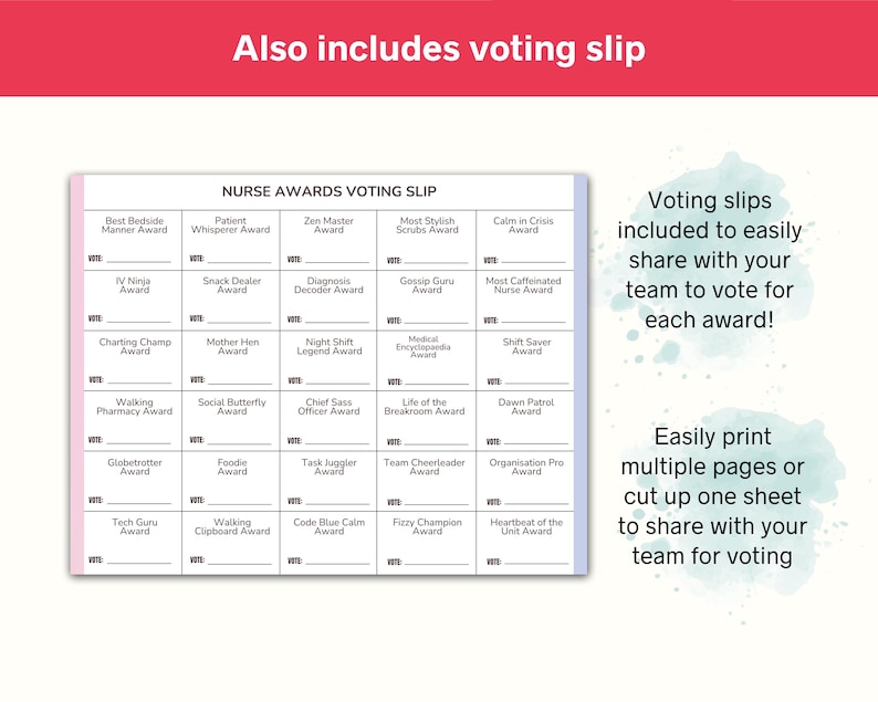 30 Editable Nurse Awards, Nurse Superlatives Award, Funny Nursing ...
