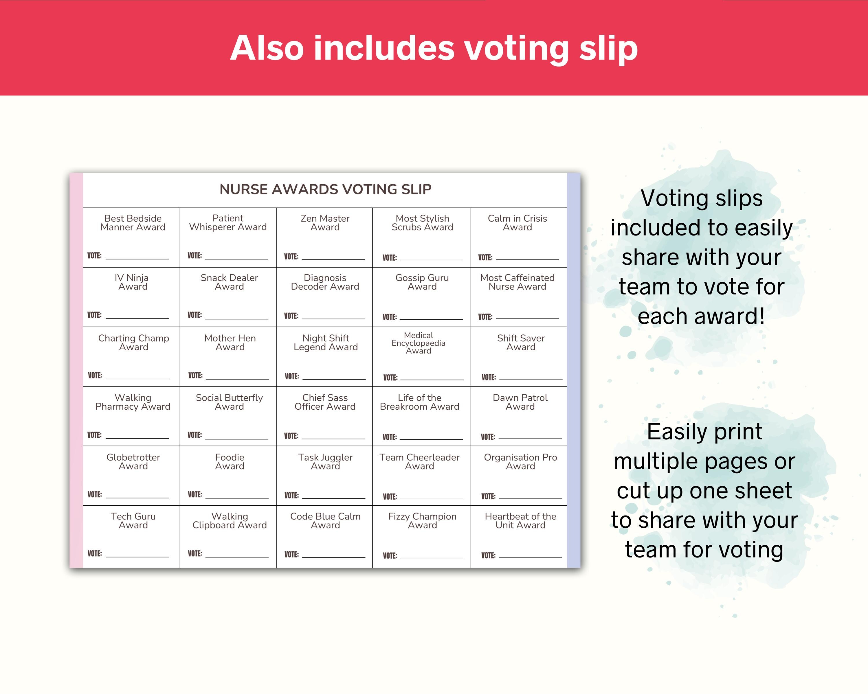 30 Editable Nurse Awards, Nurse Superlatives Award, Funny Nursing ...
