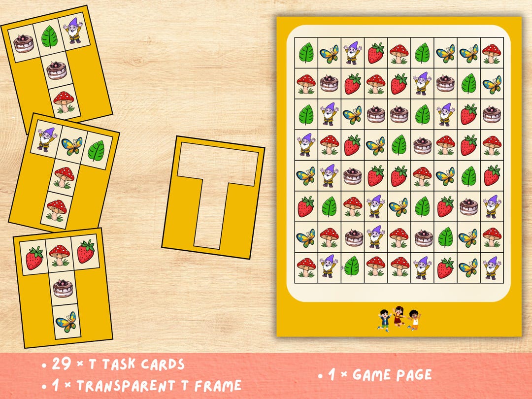 Preschool Focus Activity Printable Quiet Time Game Classroom Visual ...